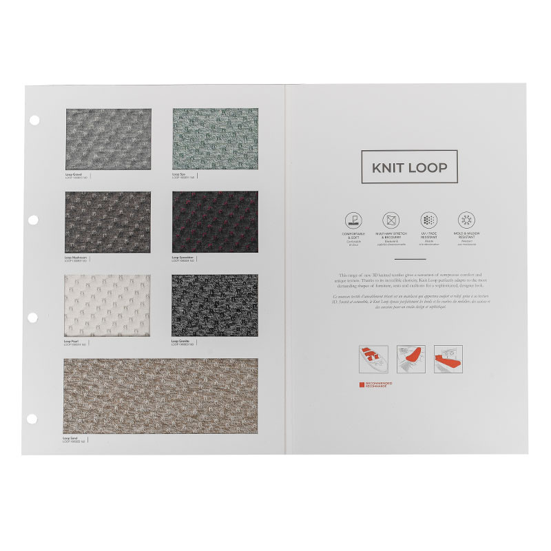 Nuancier Sunbrella collection Loop | Artapisserie.fr