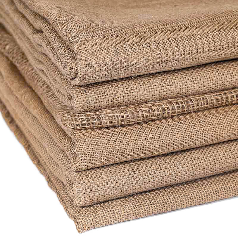 Toile de jute ignifugée M1 au mètre - 380g/m² - 185 cm | artapisserie.fr