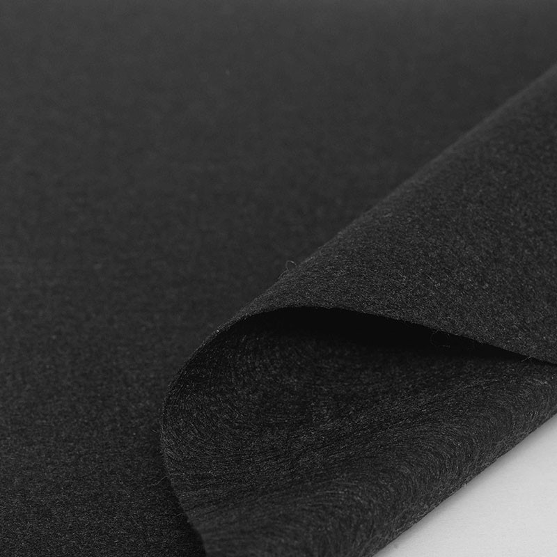 Feutre non tissé noir 125g/m² - 1,5 m - 100m | artapisserie.fr