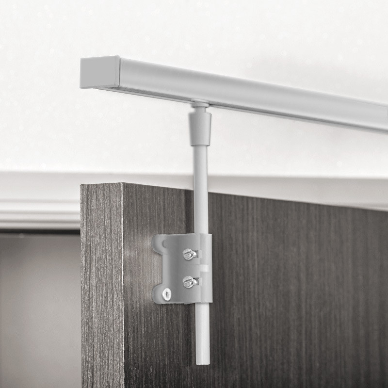 Tringle de porte Pivorail Alu Anodisé 140 cm | Artapisserie.fr