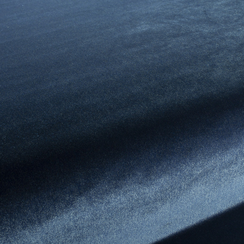 Tissu velours Opaque Velvet bleu marine JAB | artapisserie.fr