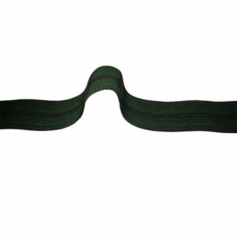 Sangle élastique GW3 verte 70 mm - le mètre | artapisserie.fr