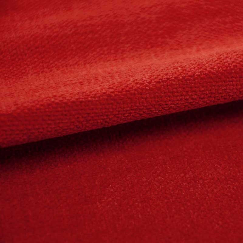 Tissu velours Amara rouge Casal | Artapisserie.fr
