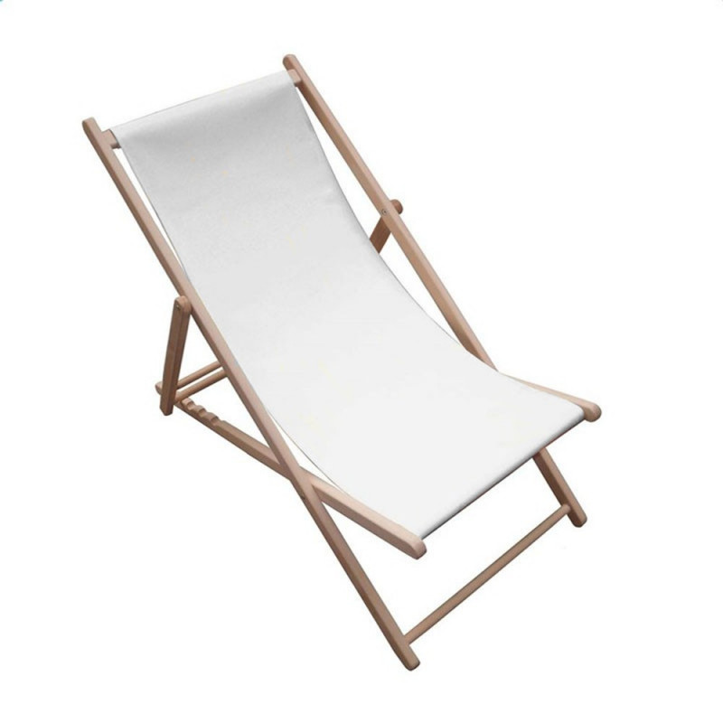 Toile transat - Blanc Uni, 43 cm