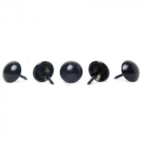 200 clous tapissier noir brillant Ø11 mm | artapisserie.fr