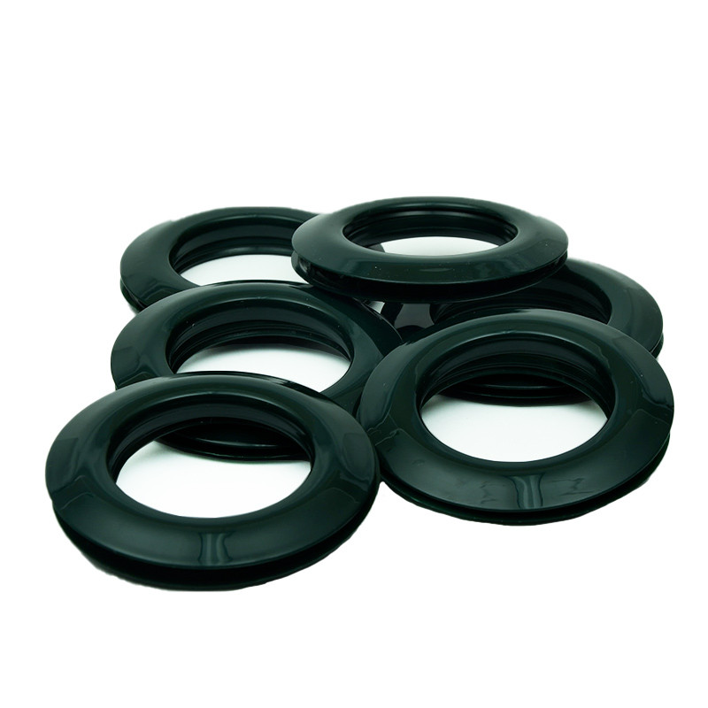 Oeillet rideaux à clipser Vert Sapin Glossy Ø44 mm | Artapisserie.fr