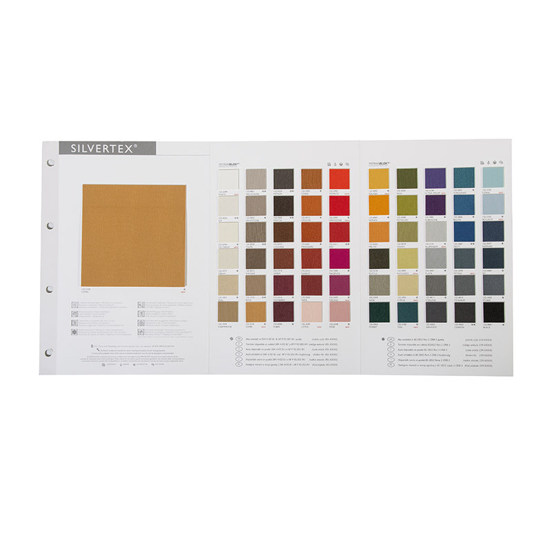 Nuancier Spradling collection Silvertex | artapisserie.fr