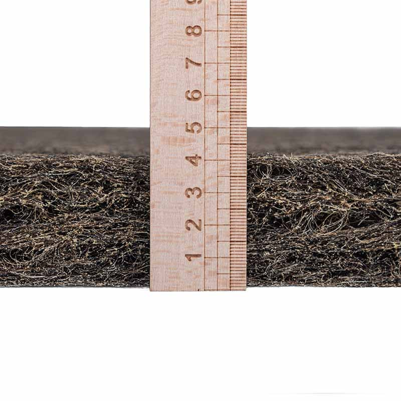 Plaque de crin de cheval latexé 70kg/m3 - 100x60x4cm