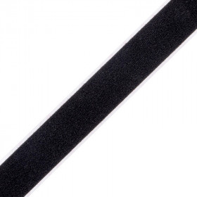 Velcro autocollant PS30 noir - velours - 30mm x 25m | Artapisserie.fr