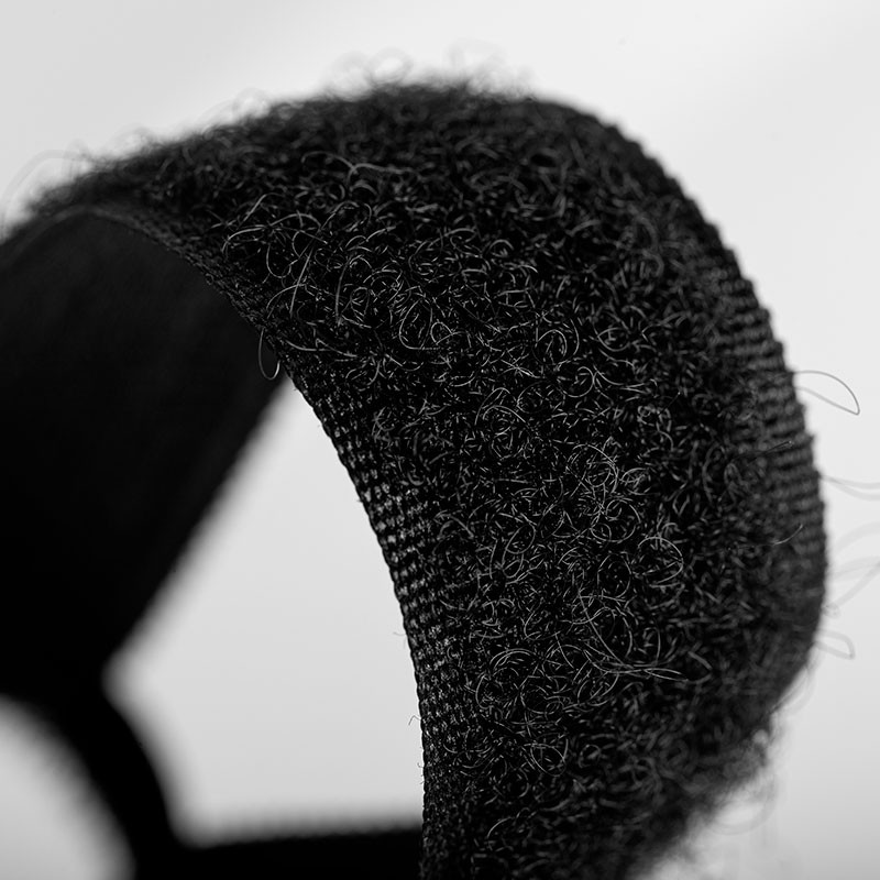 Velcro à coudre noir - velours - 20mm x 25m | Artapisserie.fr