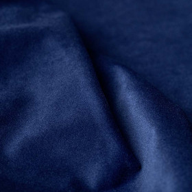 Tissu velours Rhéa bleu marine Didier Dassonville | artapisserie.fr