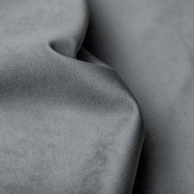 Tissu velours Rhéa gris Didier Dassonville |artapisserie.fr