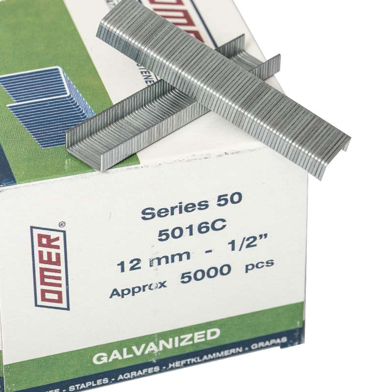 Lot de 5000 agrafes 50 OMER 12mm | artapisserie.fr