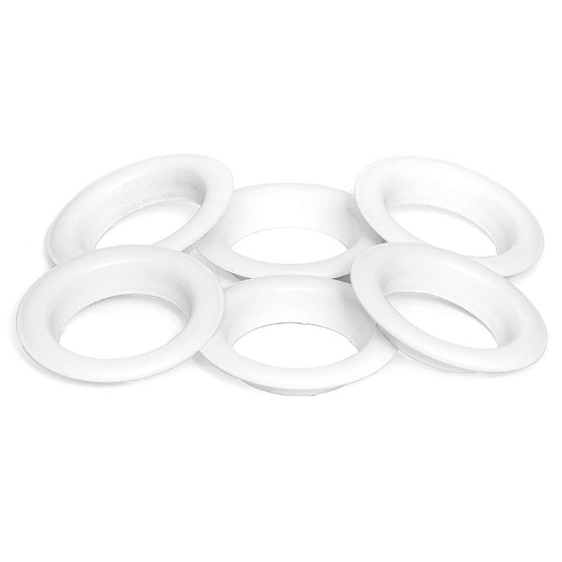 10 Oeillets rideaux à sertir blanc mat Ø40 mm | Artapisserie.fr